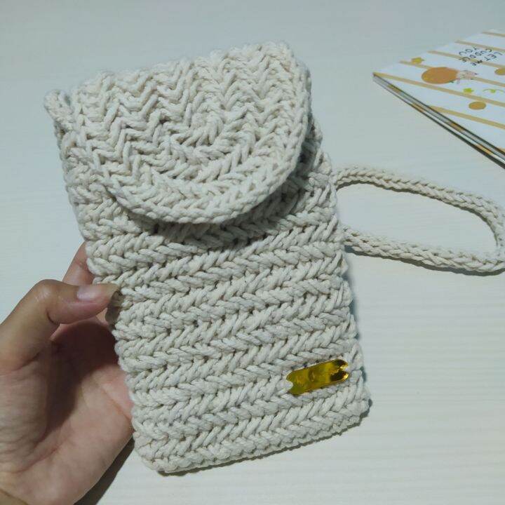 Tas Hp Rajut Terbaru 2 Ruang Praktis | Lazada Indonesia