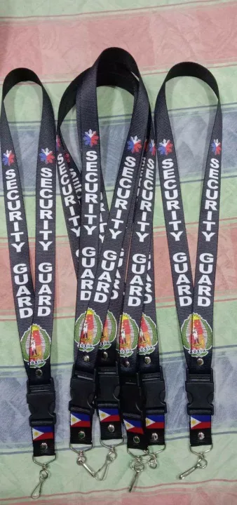 SECURITY GUARD ID LACE LANYARD | Lazada PH