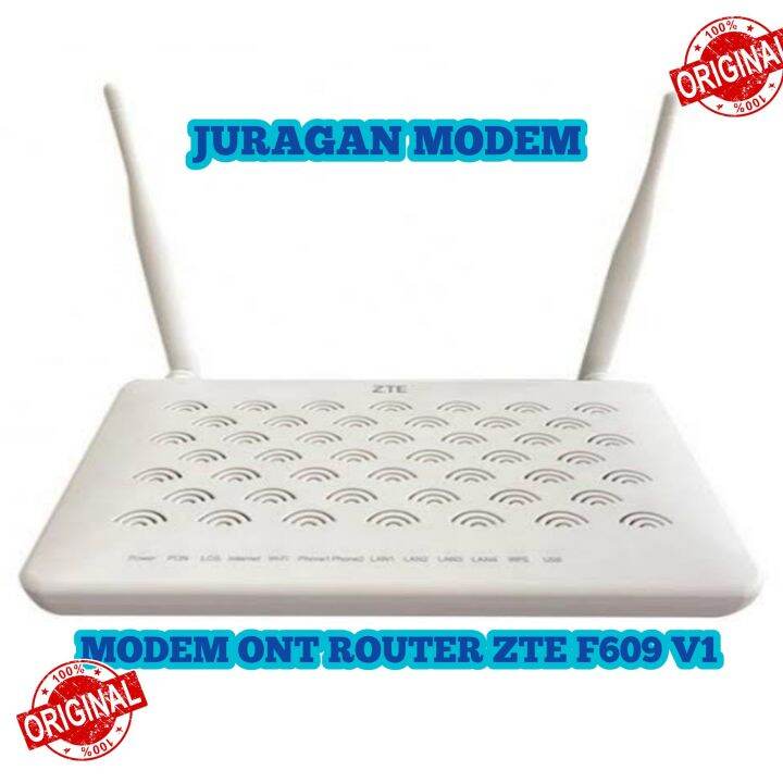 MODEM ONT ROUTER ZTE F609 V1 ( BEKAS ) | Lazada Indonesia