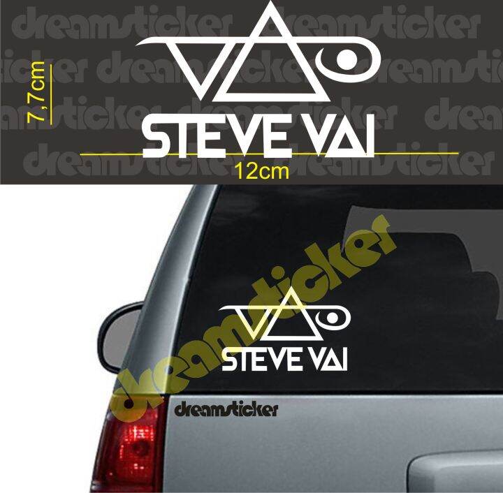 Cutting Sticker Steve Vai Logo Band Stiker | Lazada Indonesia
