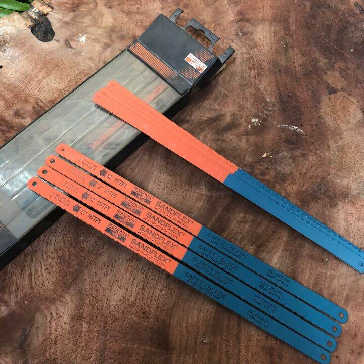 SANDVIK SANDFLEX MADE IN SWEDEN ใบเลื่อยตัดเหล็ก ตราปลาเบ็ด แท้ รุ่น ...