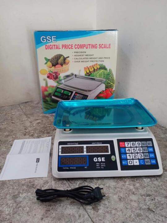 Timbangan Buah Digital 40KG - Digital Computing Scale Double Display ...