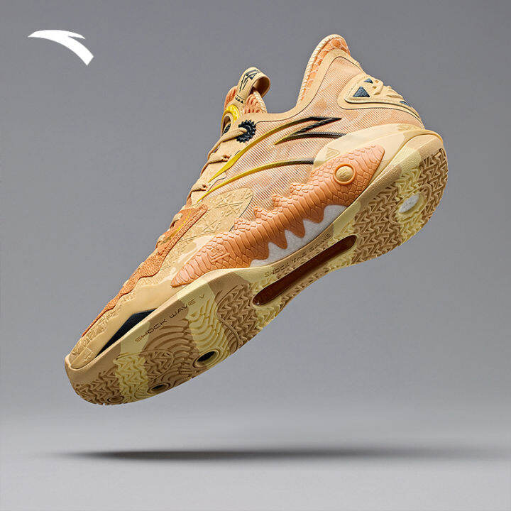 [ANTA X Kyrie irving]shock wave 5 รองเท้าบาสเก็ตบอลชาย กันลื่นทนต่อการสึกหรอ รองเท้ากีฬาผู้ชาย ...