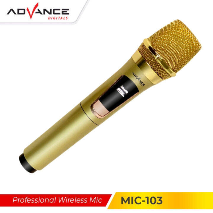 mix mik mic tanpa kabel advance 103/mikrofon kabel noise M200 bukan mic ...
