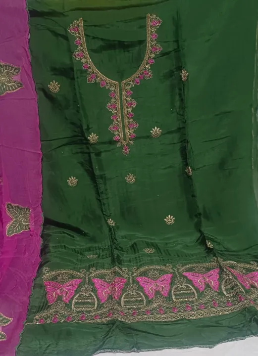 Punjabi unstich silk suit pure Duppata | Lazada PH