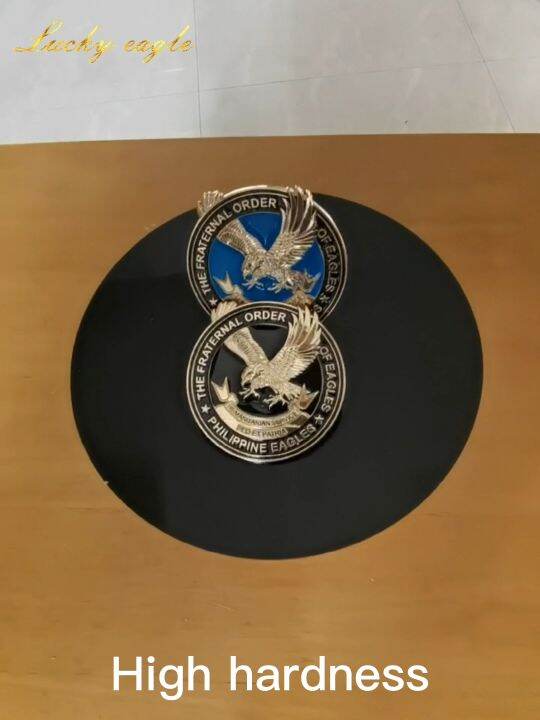 Lucky Eagle 3 inch Non-Fading gold plated metal TFOE-PE Emblem Not Rust ...