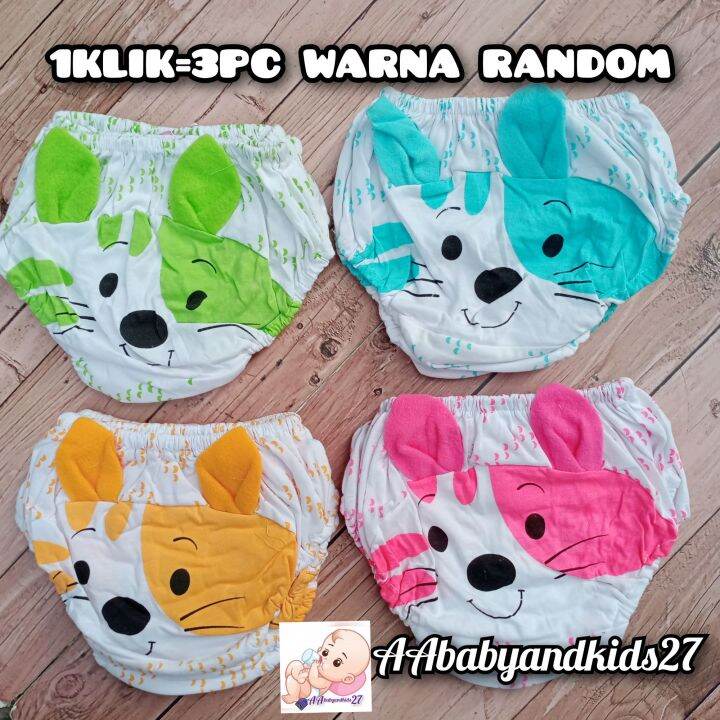 GOLDEN NICK 3PC CD ANAK BERKARAKTER MODEL KUPING UKURAN S DAN T USIA 1 ...
