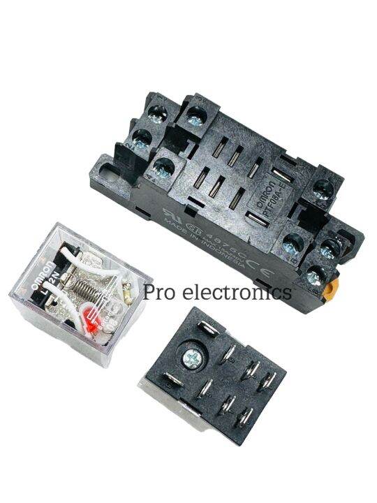 ใหม่ คุณภาพญี่ปุ่น LY2 RELAY 12VDC , 24VDC,110V, 220VAC Socket ราคาต่อ ...