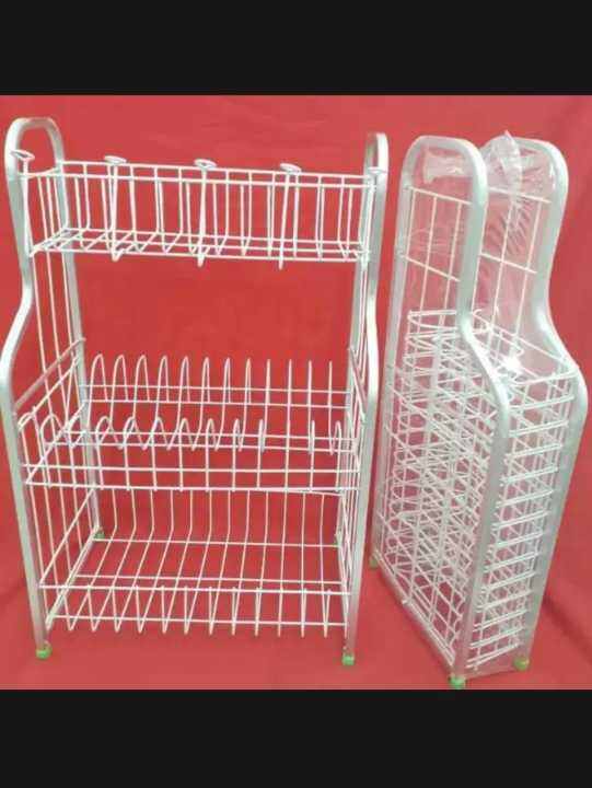 Rak Piring Susun 3 Aluminium/ RPL03 Almini/ Rak Piring modern/ Rak ...