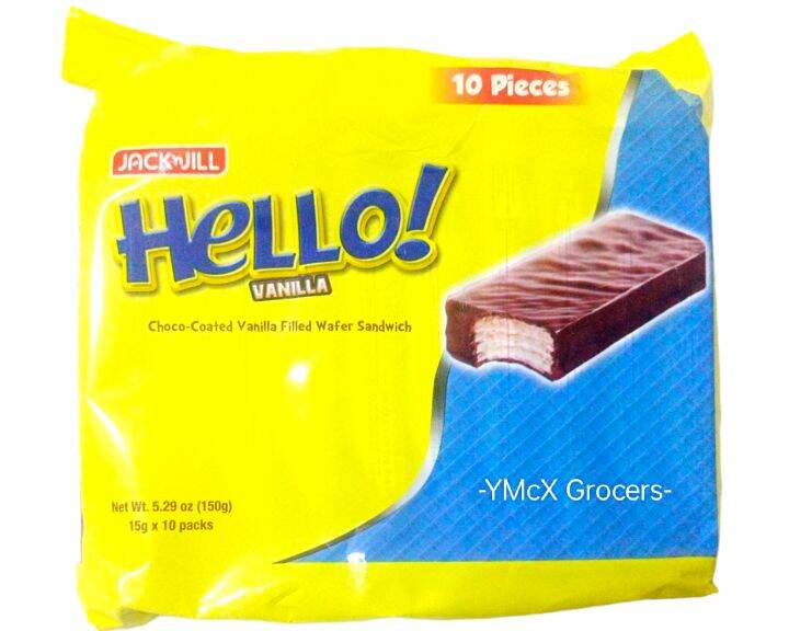 Hello! Choco-Coated Vanilla Wafer (15g x 10) | Lazada PH