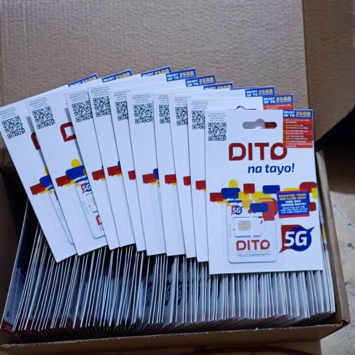 Dito Sim Starter Pack 20 Each 100pcs Lazada Ph