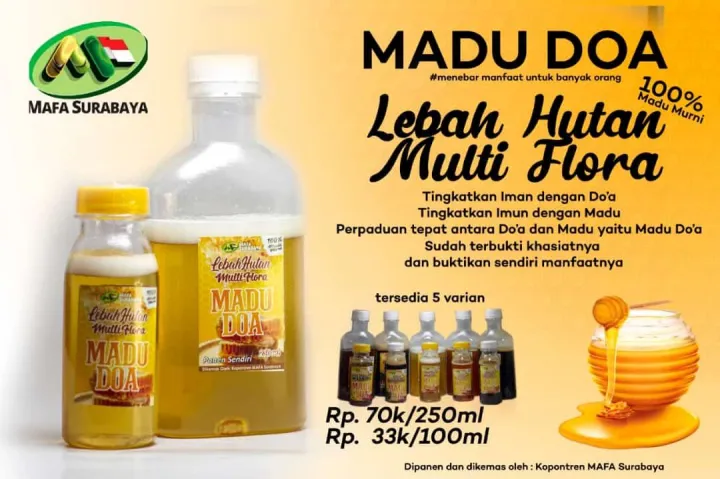 Madu DOA Lebah Hutan Multi Flora | Lazada Indonesia