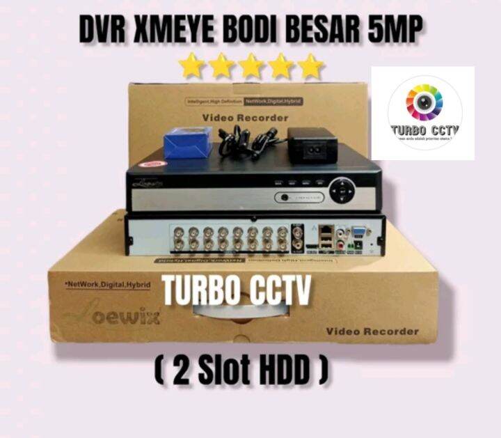 DVR 16 CHANNEL 5BRID/FIVE IN ONE XMEYE CLOUD SUPPORT SEMUA JENIS CCTV ...