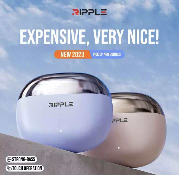 TWS Ripple Rippods True Plus Bluetooth 5.3 | Lazada Indonesia