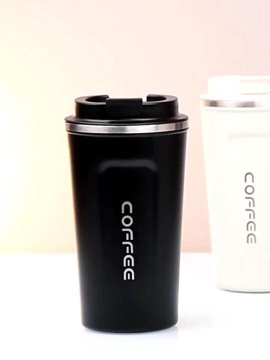 【free Shipping】380 510ml 304 Stainless Steel Coffee Cup Mug With Double