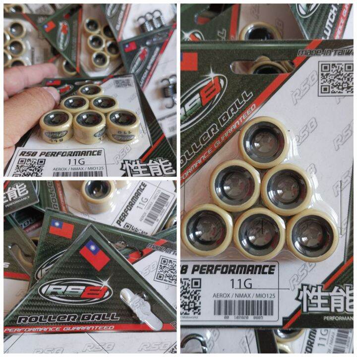 RS8 Roller Ball 11G AEROX / NMAX / M3 from Taiwan | Lazada PH