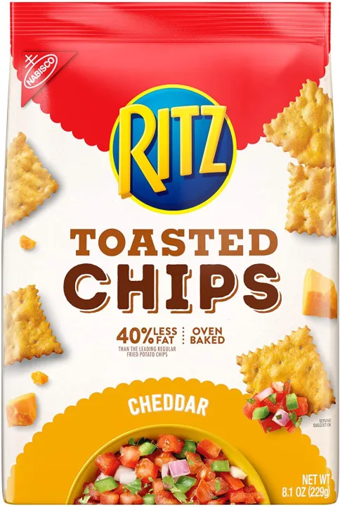 ( ILINE ) RITZ Toasted Chips Cheddar Crackers 229gms | Lazada PH