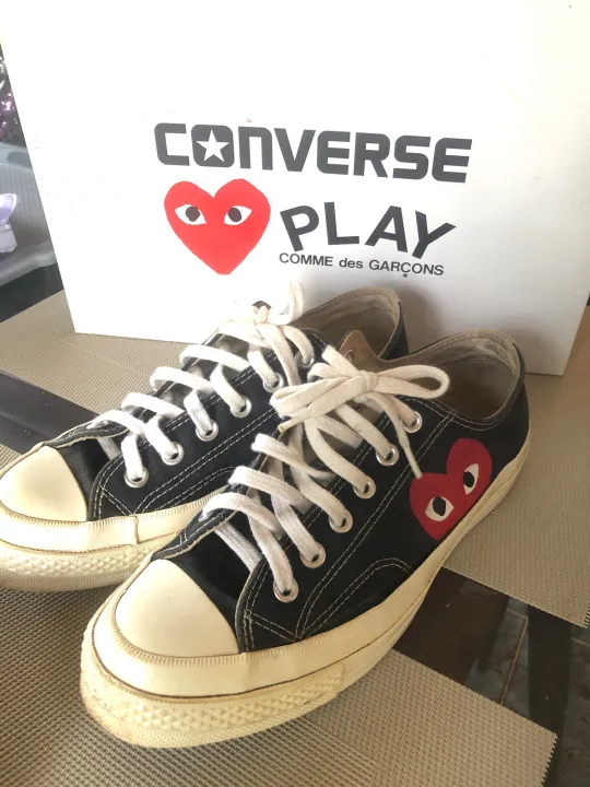 ส่งต่อ Play comme x converse สีดำ แท้💯 | Lazada.co.th