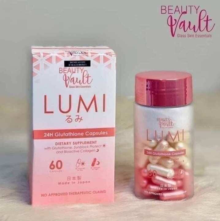 Original 24H Lumi Glutathione Capsules ( 60 Capsules ) | Lazada PH