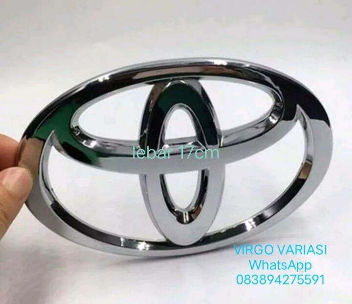 (17CM) EMBLEM LOGO TOYOTA innova reborn lambang toyota | Lazada Indonesia