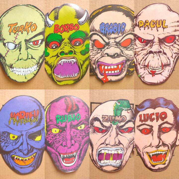 Vintage Pinoy Komiks Halimaw Paper Masks | Lazada PH