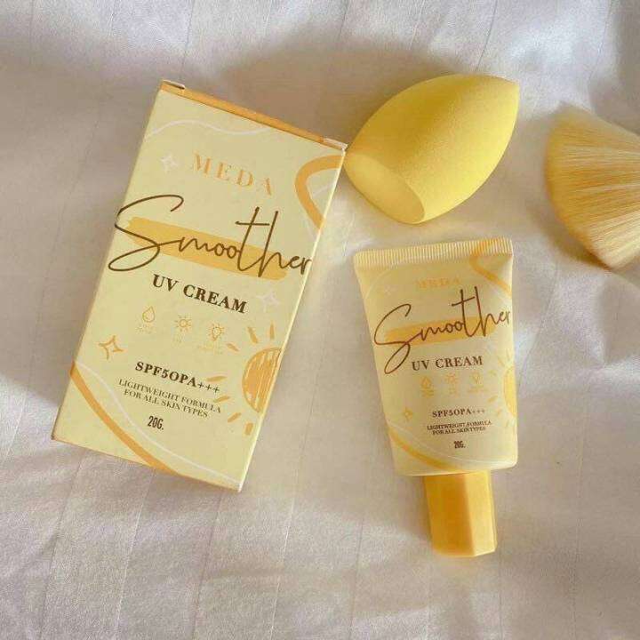 มีด้า ครีมกันแดดสำหรับผิวหน้า ขนาด 20 กรัม กันแดด SPF 50 PA + + + Meda ...