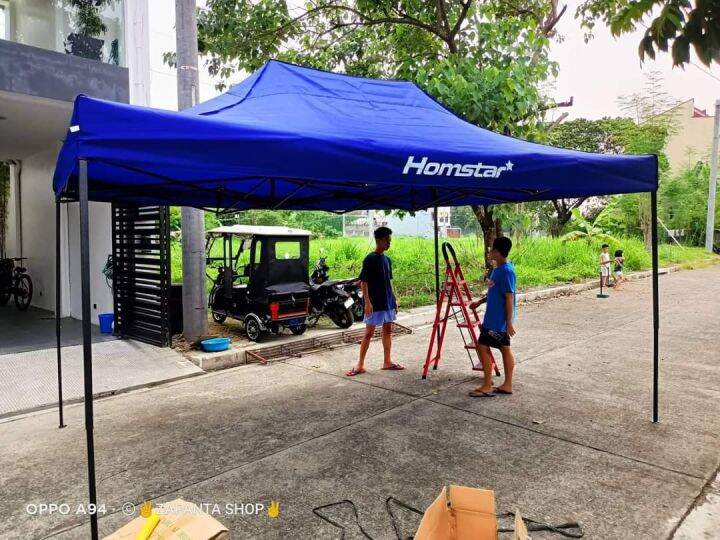 HOMSTAR Tent 3M x 4.5M Canopy / Gazebo / Adjustable Height (Frame ...