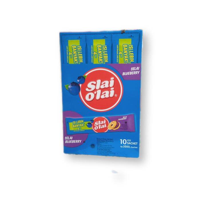 Slai O'lai Biskuit susu dengan selai 1 pak 10 sachet 32gr | Lazada ...