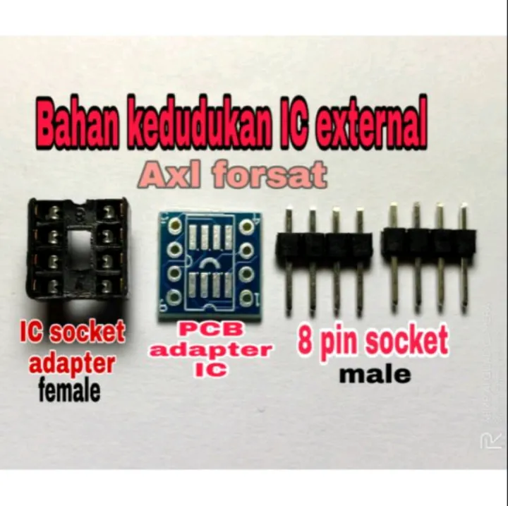 Adapter IC eeprom pin dan socket | Lazada Indonesia