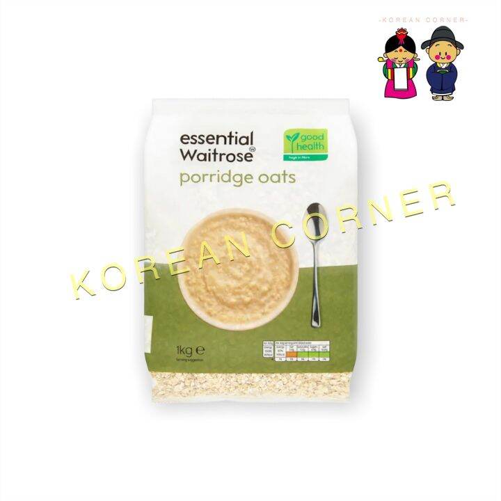WAITROSE Porridge Oats ข้าวโอ๊ตกึ่งสำเร็จรูป ปรุงสุกเร็ว 1kg นำเข้าจาก ...