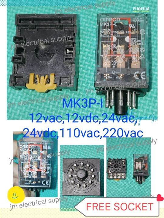 OMRON MK3P-I RELAY WITH FREE SOCKET | Lazada PH