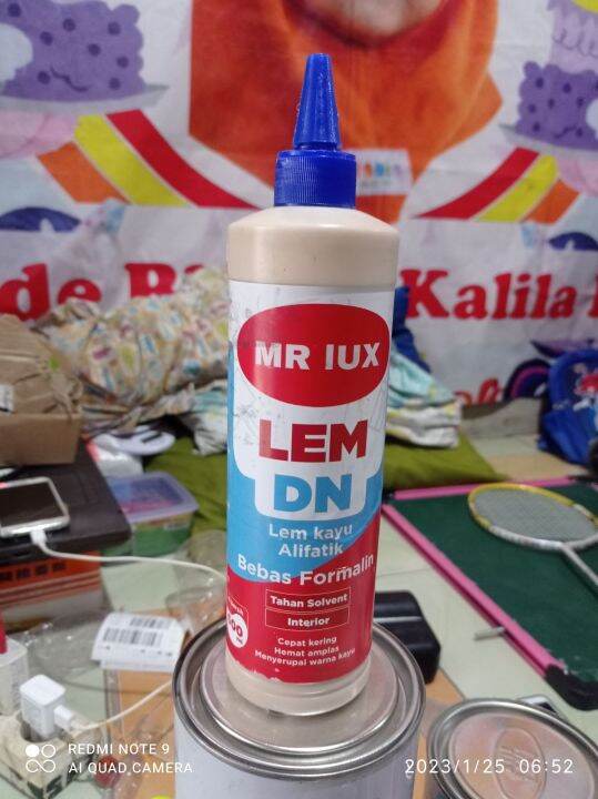 Lem kayu Alifatik. Lem DN MR Lux kemasan 600 gram | Lazada Indonesia