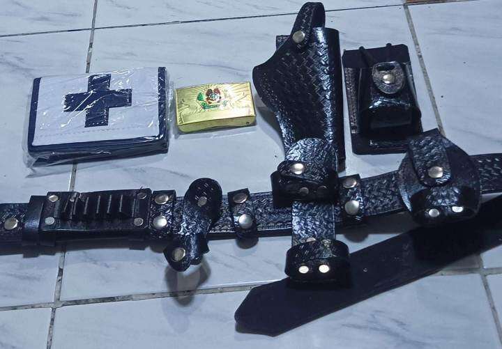 SECURITY GUARD SET BELT WITH UNIVERSAL HOLSTER | Lazada PH