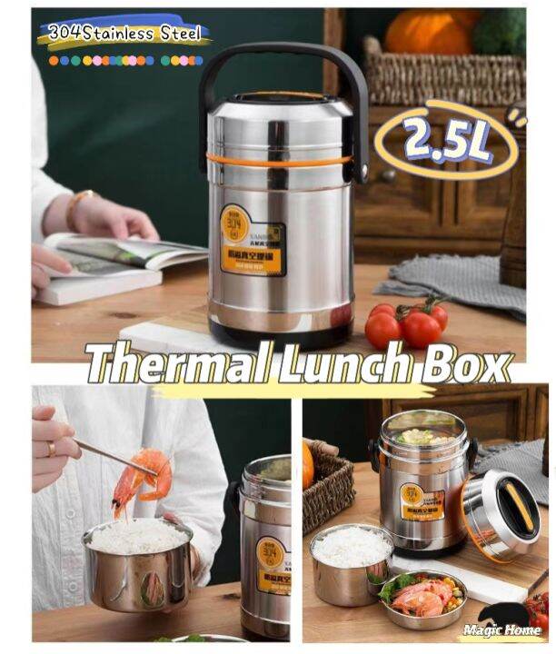 Thermos Food Jar Thermos Flask Bottle Mug Thermal Lunch Box Stainless ...