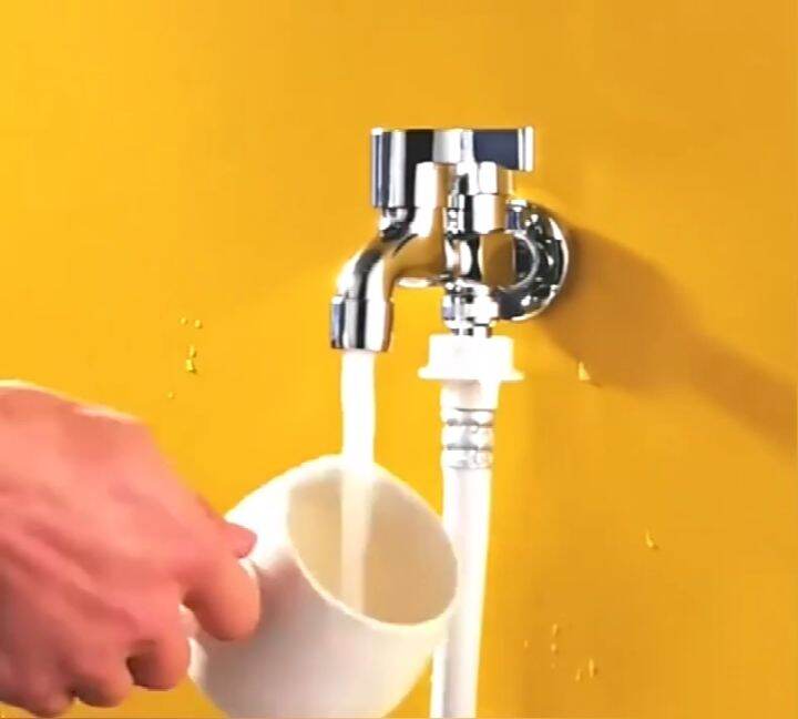 Chrome Wall Mounted Gripo Sa Lababo Outdoor Faucet Water Faucet For Washing Machine Gripo Two ...