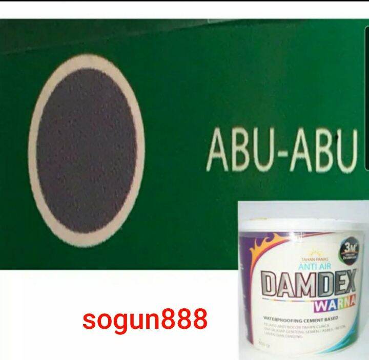 Damdex warna Abu. Waterproofing. Cat pelapis anti bocor kemasan baru ...