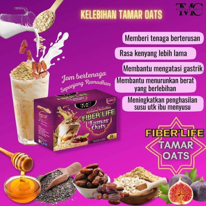 Fiber Life Tamar /Chocolate Hazelnut Oats By TMC | Lazada