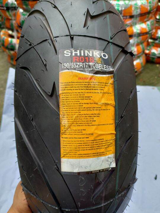 190/55ZR17 Tubeless SR016 (Verge 2X) (Shinko) | Lazada PH