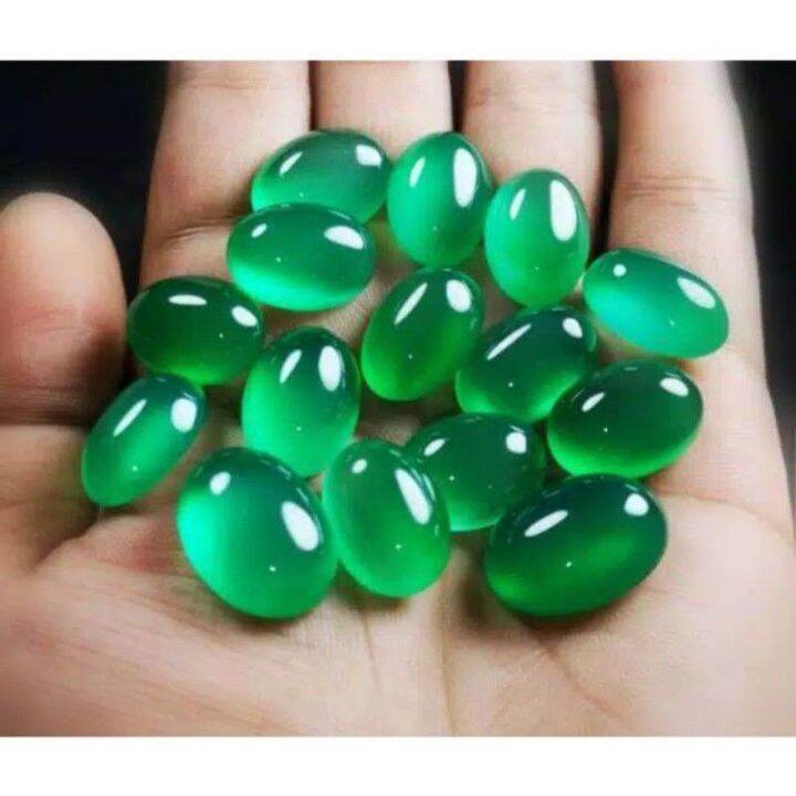 natural batu Green chalsedony ijo botol super istimewa | Lazada Indonesia