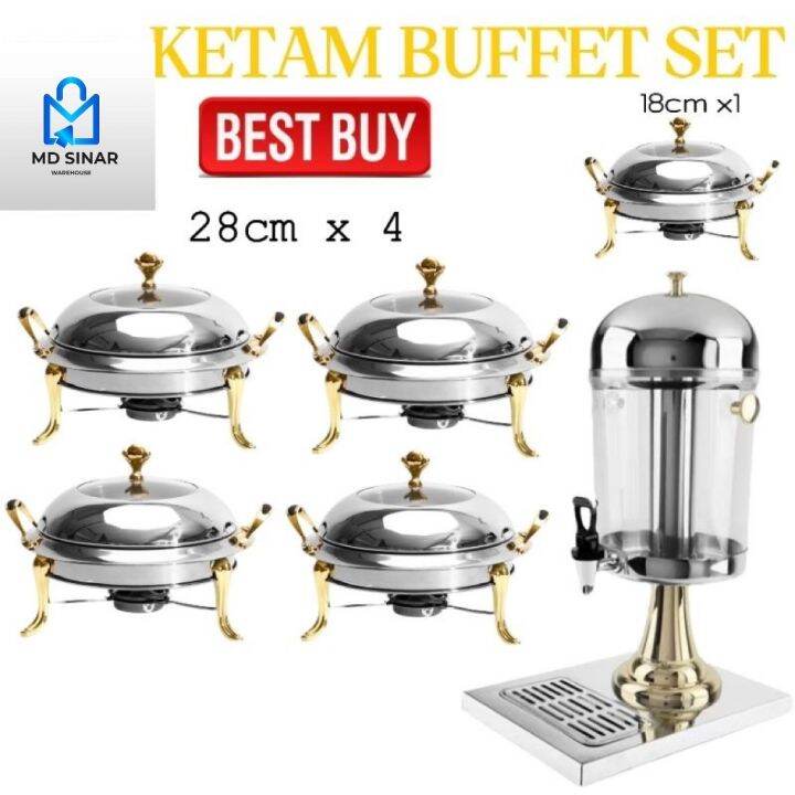 MD SINAR BUFFET SET KETAM BERKAS LAUK TRAY HIDANGAN TRAY JAMUAN ...