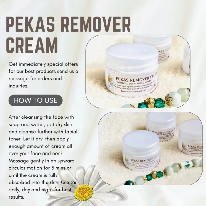 Nature's Skin Botanicals Pekas Melasma Remover Cream W/ Advanced ...