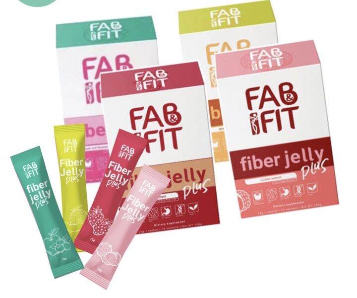 FAB&FIT Fiber Jelly Plus - Slimming Jelly (10sachets/box) 150g | Lazada PH