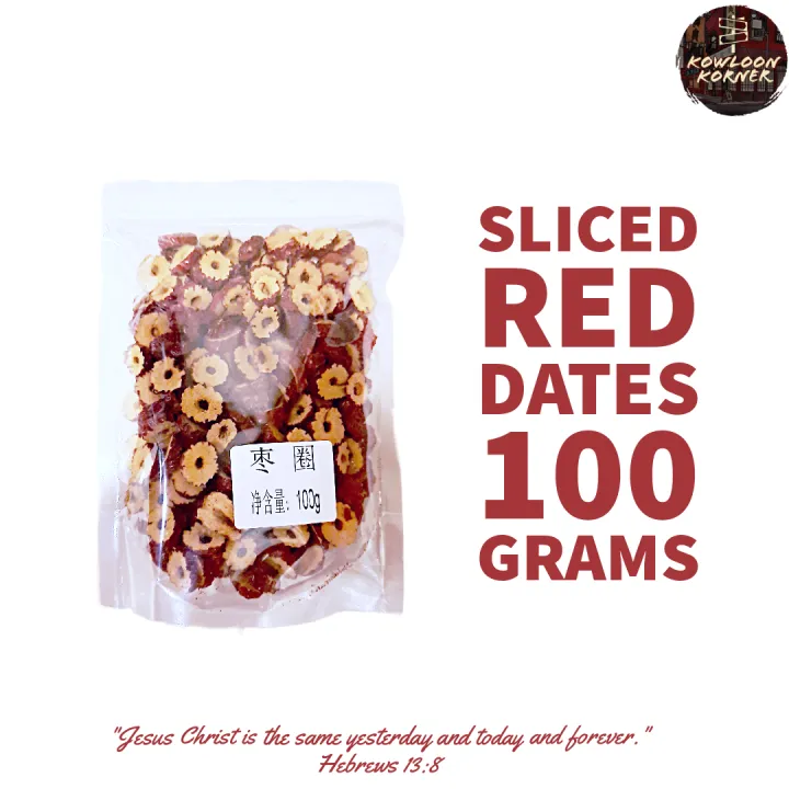 Imported Sliced Red Dates 100 grams Fruit Tea | Lazada PH