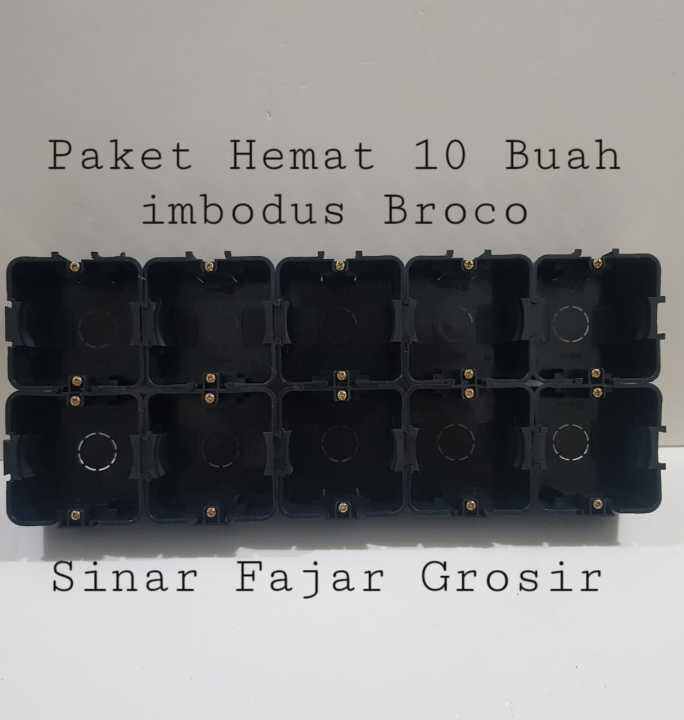 Paket Hemat 10 Buah Imbodus Broco / Embodus Broco / Mangkok Listrik ...
