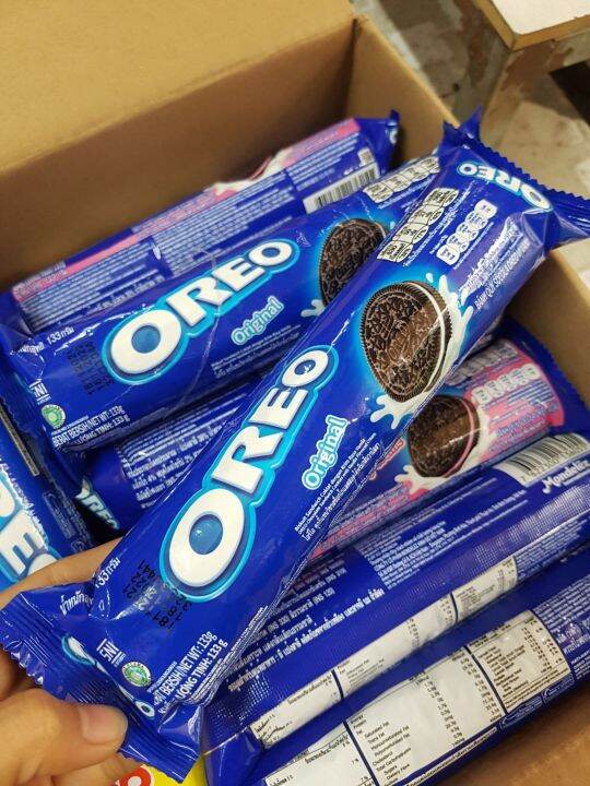 Bánh Quy Socola OREO vị vani - 133g | Lazada.vn