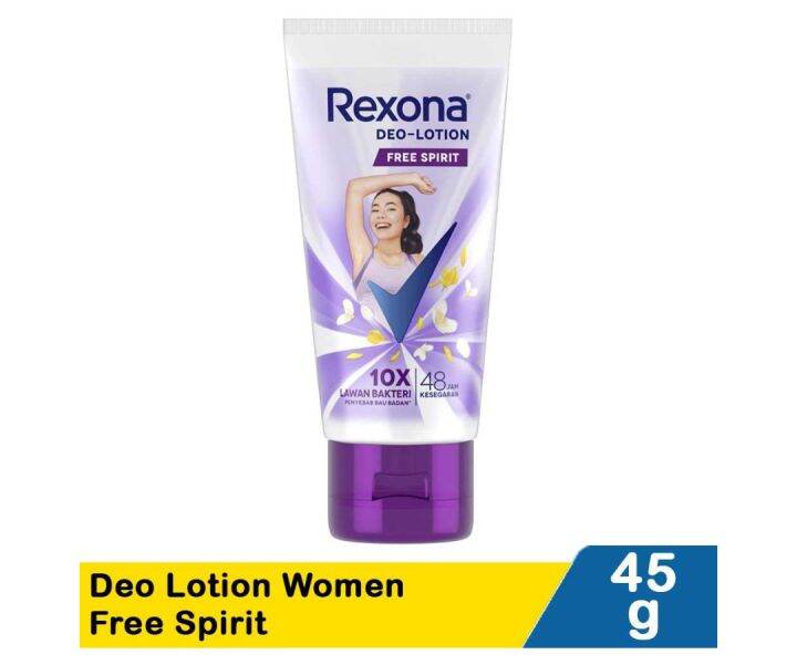 Rexona deo Lotion women free spirit 45 g | Lazada Indonesia