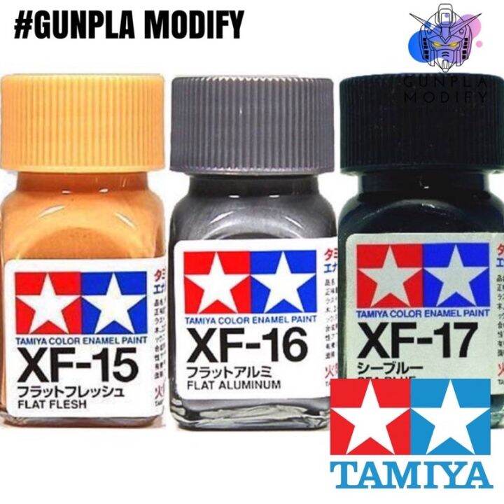TAMIYA XF15 XF16 XF17 สีสูตรน้ำมัน ชนิดสีด้าน Enamel 10 ml | Lazada.co.th
