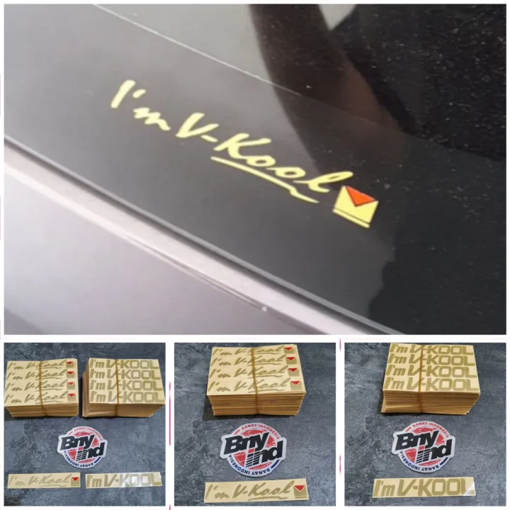 STICKER STIKER IM VKOOL AM V-KOOL CUTTING | Lazada Indonesia