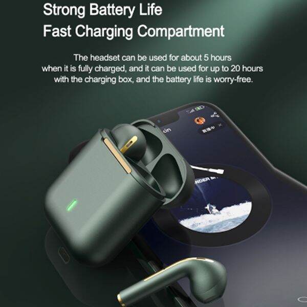 TWS True Wireless Bluetooth Earphones With Mic Gaming Headset Sport ...