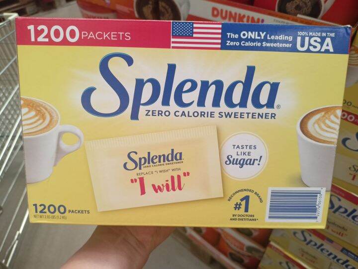 SPLENDA ZERO CALORIE SWEETENER 1,200 PACKETS | Lazada PH
